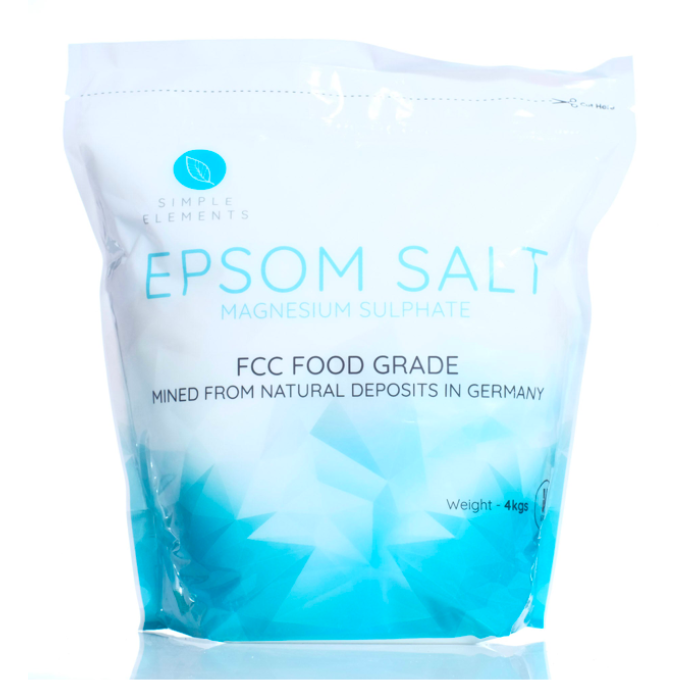 Organic Box - Simple Elements, Pure Food Grade Epsom salt 2kg